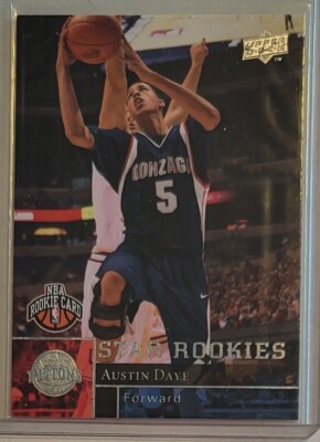 2009-10 Upper Deck Star Rookies #207 Austin Daye Pistons/Gonzaga ...