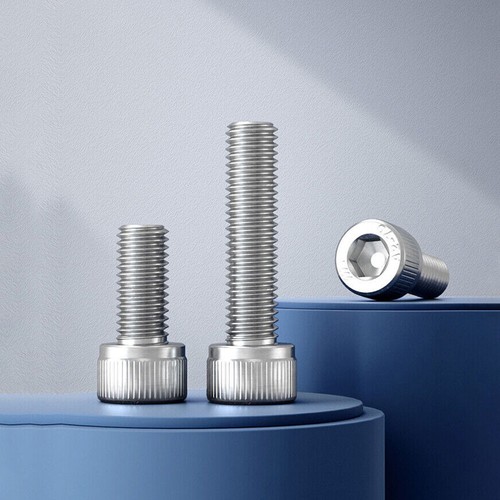 M1.4-M2.5 Socket Cap Screws A2 Stainless Steel Hex Allen Key Bolts DIN ...