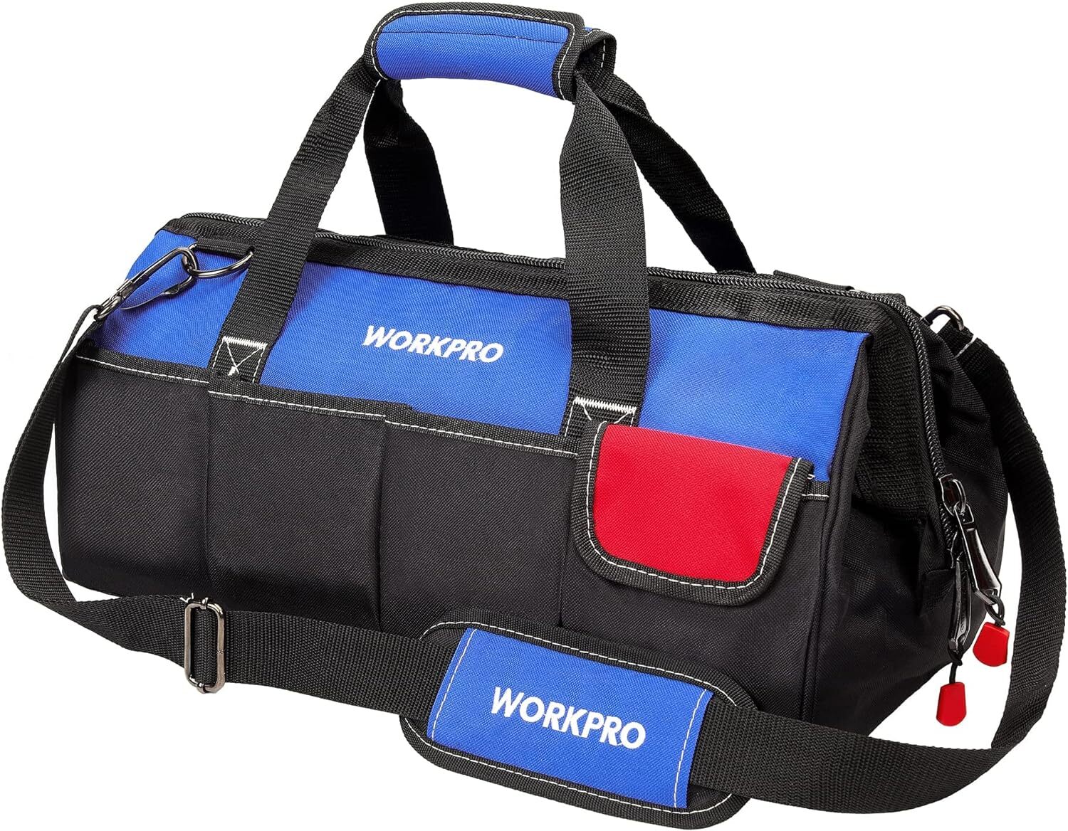 WORKPRO Tool Bag 18-inch, Large Heavy Duty Tool Bag Organiser, Multi ...