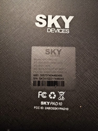 SKYPAD 10MAX TABLET 10.1", Not Tested And Screen Cracked | eBay