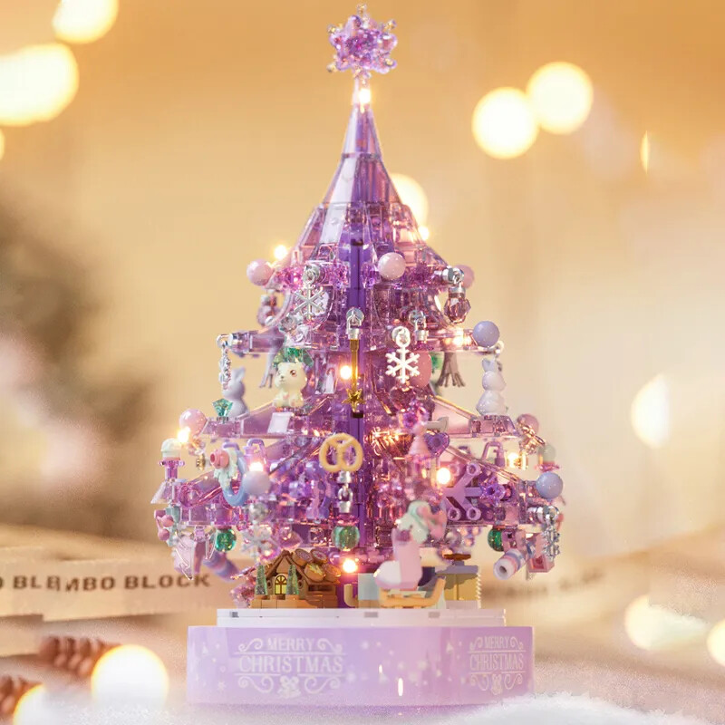SEMBO 605029 Fantasy Christmas Tree Christmas Series Building Block Toy ...