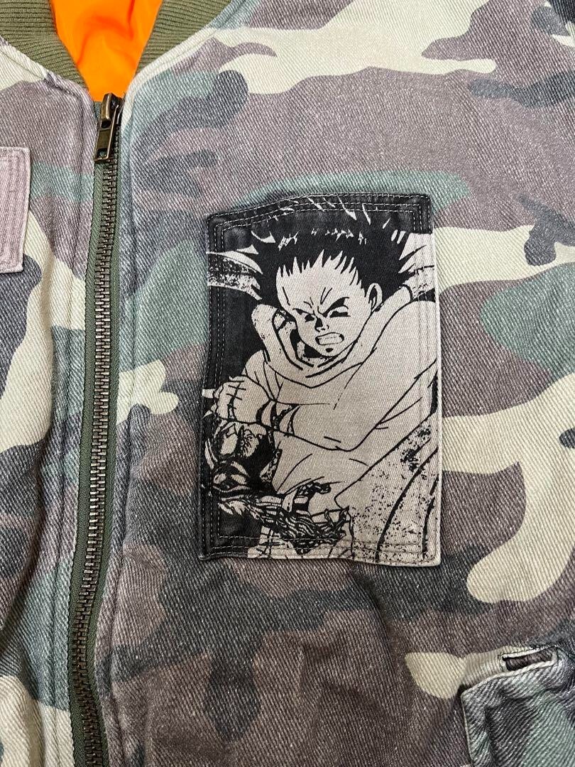 Rough Simmons Neo-Tokyo Bomber Jacket Camo Akira Manga Anime Rough Simmons Neo-Tokyo Bomber Jacket Camo Akira Manga Anime