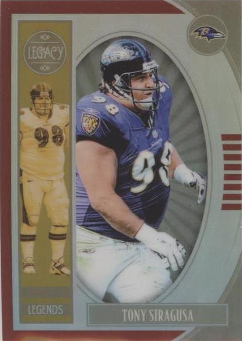 2019 Panini Legacy - Legends Tony Siragusa #124 Premium Edition Ruby ...