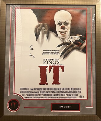 Tim Curry autographed signed 16x20 framed photo IT The Movie BAS ...