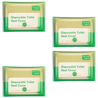 Flushable Biodegradable Toilet Seat Covers – Travel Disposable Paper ...