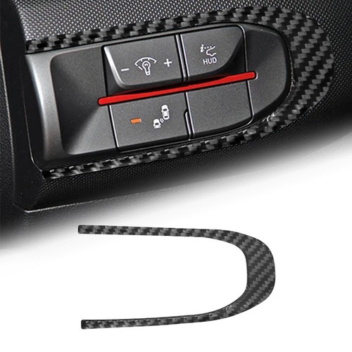Carbon Fiber Interior Dim Light Button Frame Trim For Hyundai Veloster ...