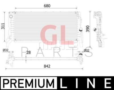 Radiator Engine Water Cooling FOR BMW X1 E84 09-15 17117635620 | eBay