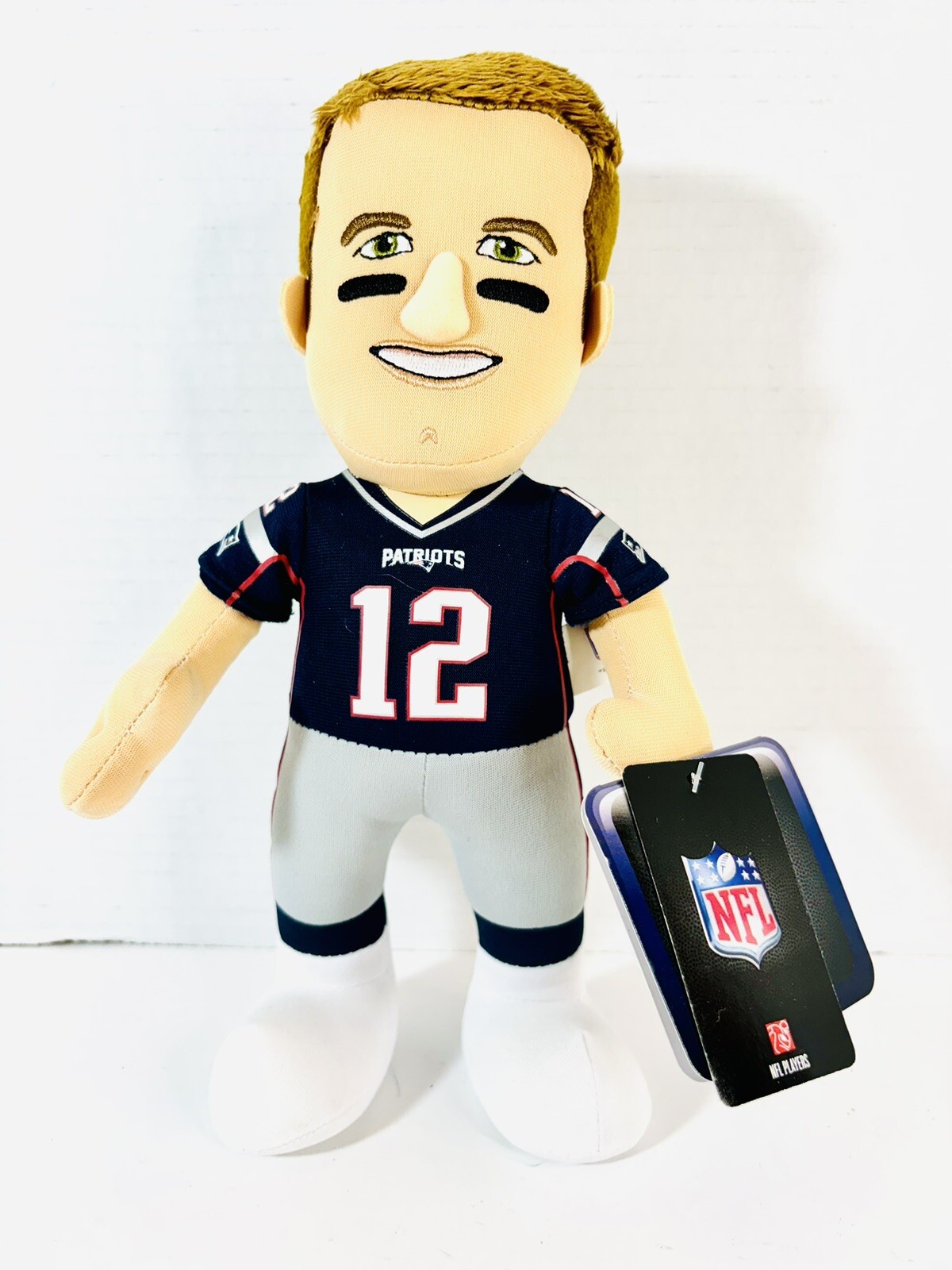 2015 Patriots Jersey Tom Brady Bleacher Creature Doll Plush Figure 10 ...