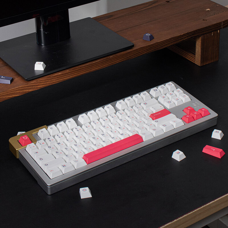 GMK Copy Zinfandel Pink White Keycap Cherry Profile PBT 148pcs/set | eBay