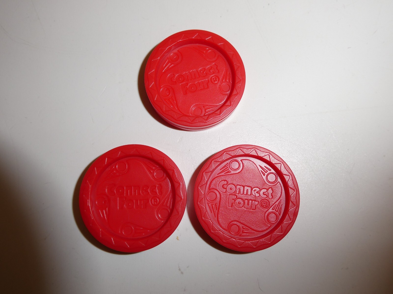 Connect 4 Game Replacement Pieces Milton Bradley Checkers 3 red 2006 | eBay