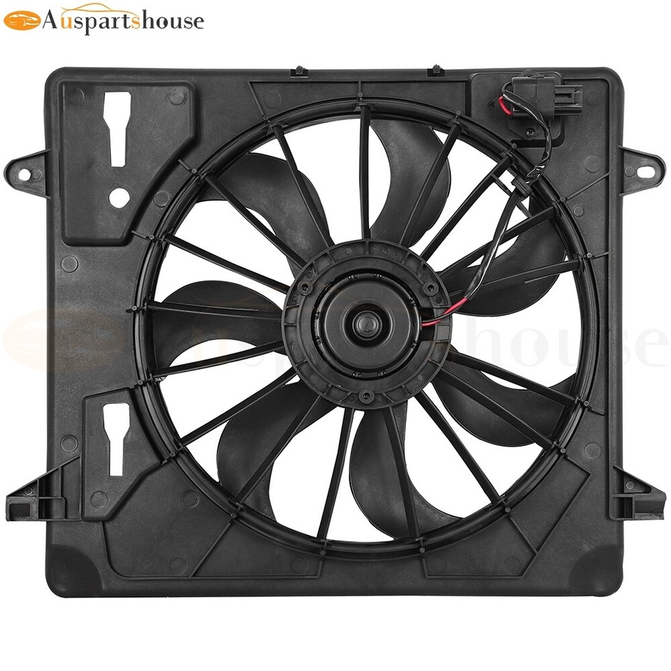 Electric Radiator Fan Assembly For 2007-2011 Jeep Wrangler 3.8L ...