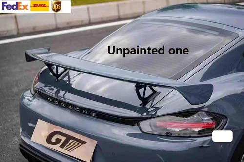 Unpainted Rear Spoiler Wing For Porsche 718 981 987 Boxter Cayman GT4 ...