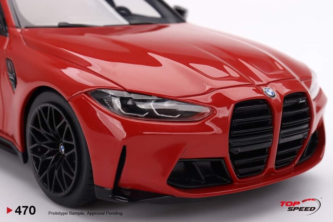 BMW M3 Competition Touring G81 Toronto Red Met. 1:18 Top Speed TS0470 ...