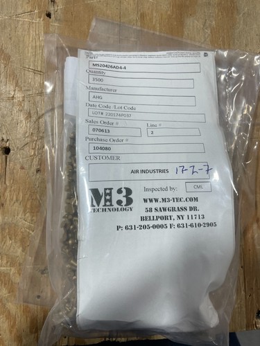 RIVET, SOLID P/N: MS20426AD4-4 | eBay