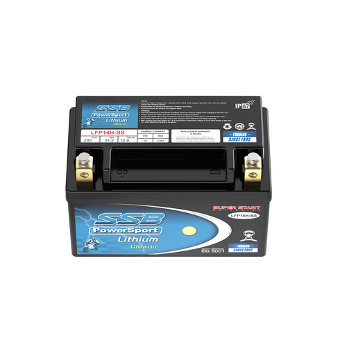 YTX14-BS Lithium BATTERY KAWASAKI NINJA ZX12R ZX14 VN800 ZRX ZZR ZX ...