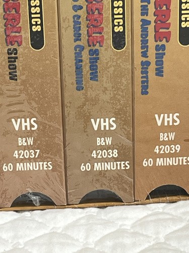 Vintage Television Classics The Milton Berle Show 5 pack VHS box set ...