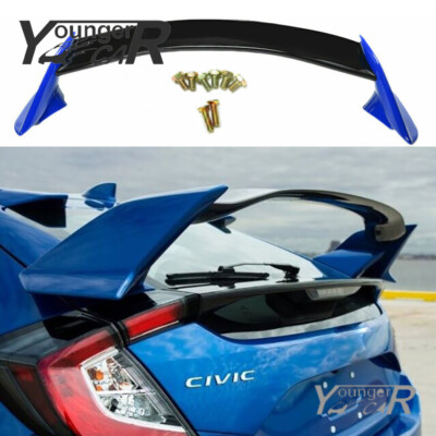 Rear Trunk Spoiler Wing For 2016-21 Honda Civic Hatchback 5Dr R Style ...