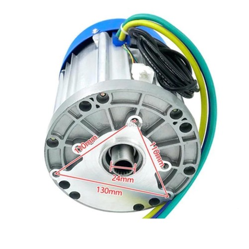 60V 3000W 4200RPM Permanent Magnet Brushless Differential Speed DC ...