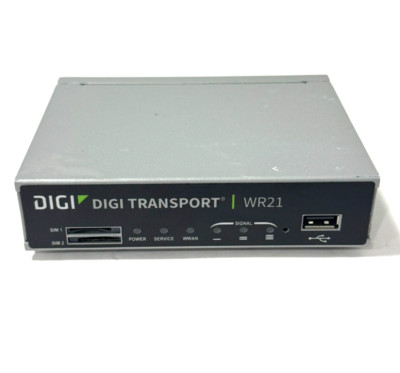 Digi Transport WR21-L52B-DE1-SU Ethernet Modem Router | eBay