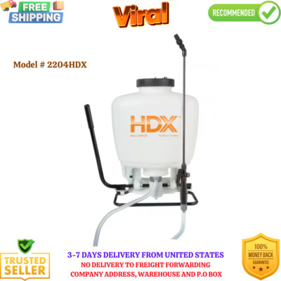 4 Gallon Manual Piston Pump Backpack Sprayer | eBay