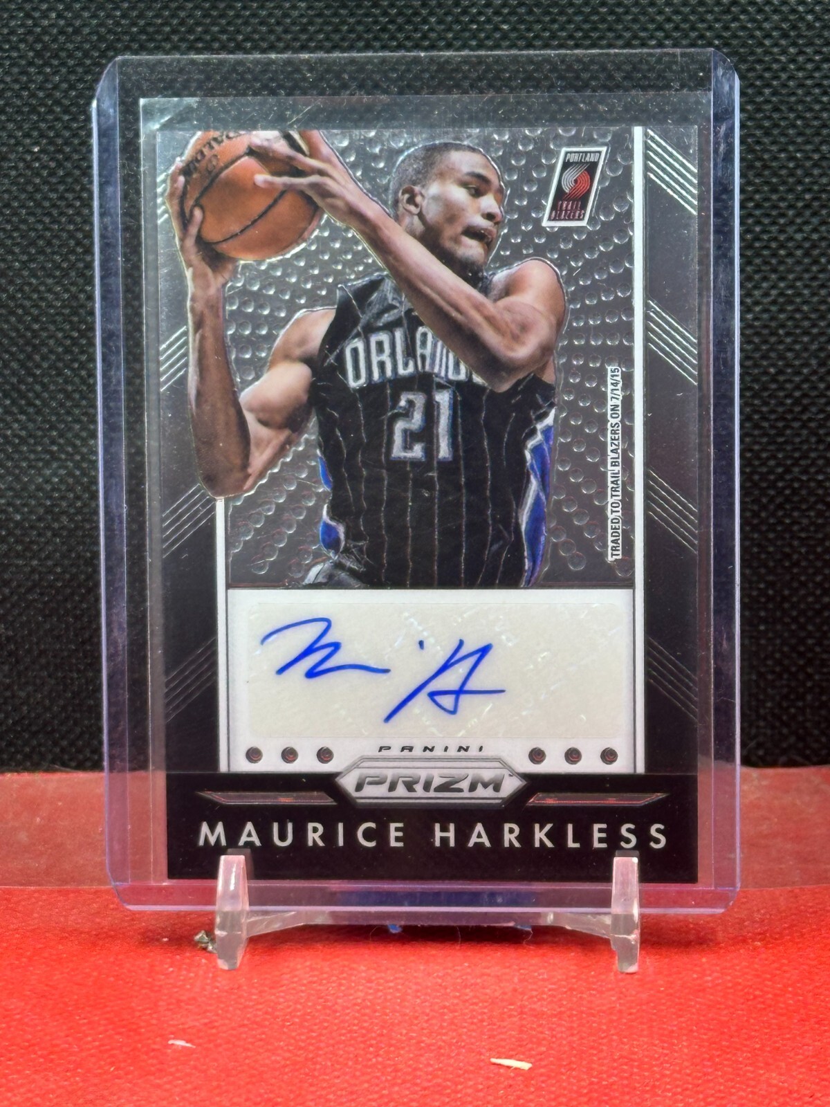 2015-16 Panini Prizm Signatures #MHK Maurice Harkless NBA AUTO | eBay