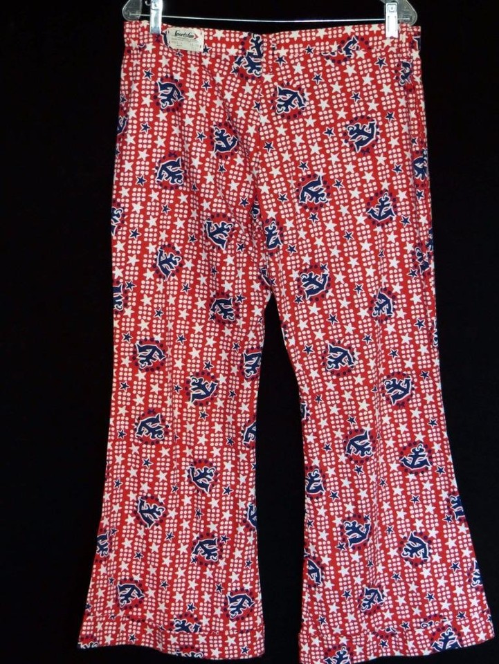 RARE DEADSTOCK VINTAGE 1960'S RED,WHITE & BLUE ANCHOR & STAR BB PANTS ...