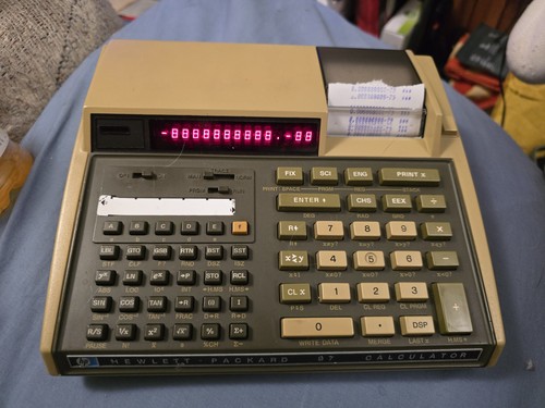 HP-97 Calculator with Cards, Battery, and Charger | eBay