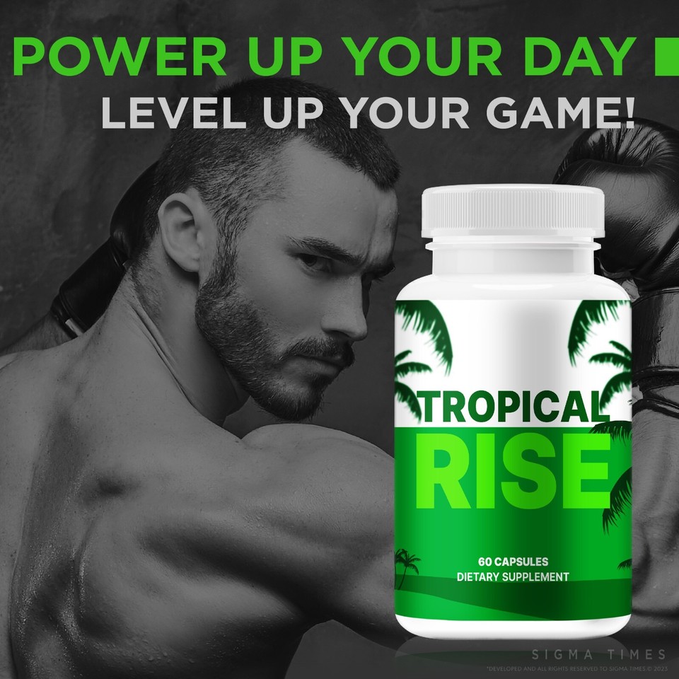 (2 Pack) Tropical Rise Pills, TropicalRise Supports Male Vitality ...