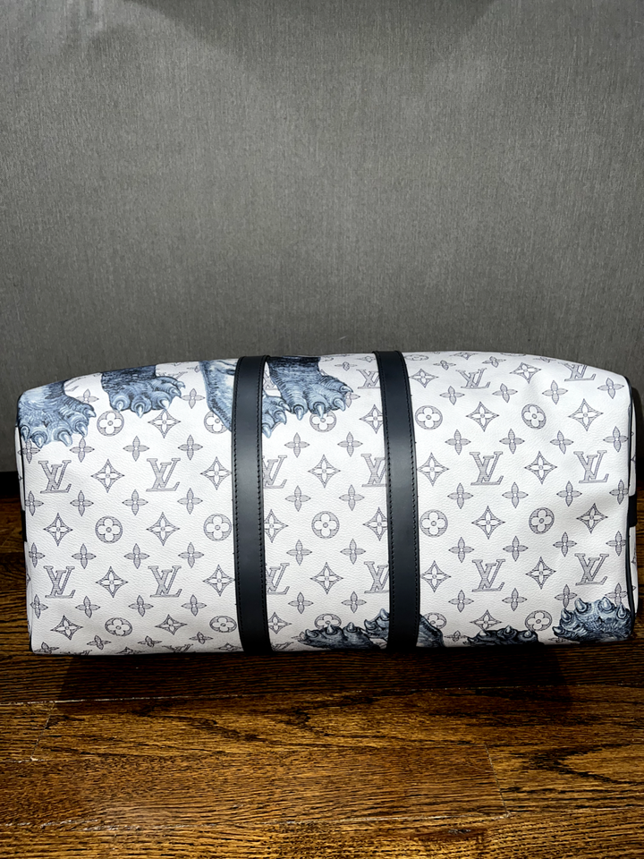 Louis Vuitton Keepall Bandouliere 45 Chapman Brother Elephant Weekend ...