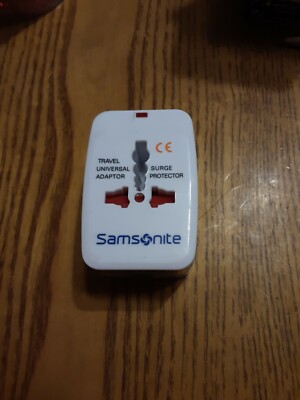 Samsonite Universal Worldwide Travel Power Adapter White | eBay