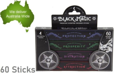 1 Box Black Magic Spell Incense Stick Variety Gift Pack Fragrances ...