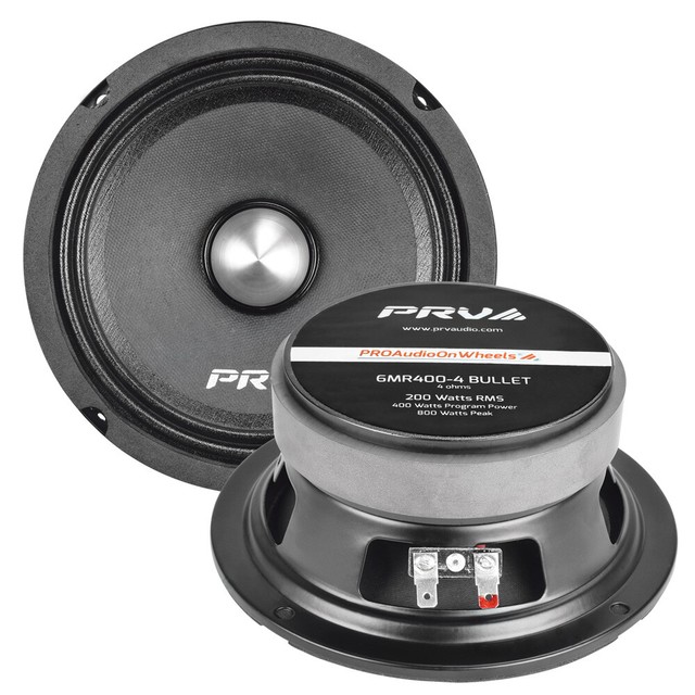 PRV Audio 6MR400-4 6.5" Mid Range Bullet Loudspeaker for sale online | eBay