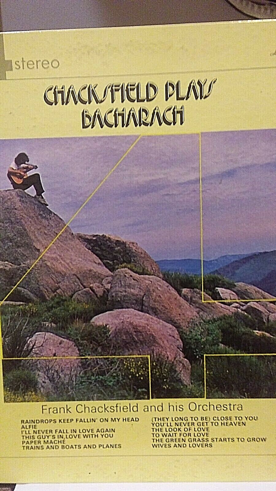 Frank Chacksfield Plays Bacharach (33 RPM Vinyl LP Record London Phase ...