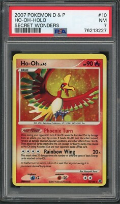 Pokemon PSA 7 NM Secret Wonders Holo Ho-Oh 10/132 (MD) | eBay