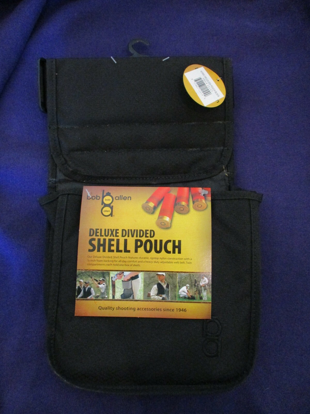 Bob Allen Deluxe Divided Shell Pouch with Belt BLACK 22117 | eBay