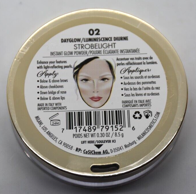 Milani StrobeLight Instant Glow Powder #02 Day Glow With Light ...