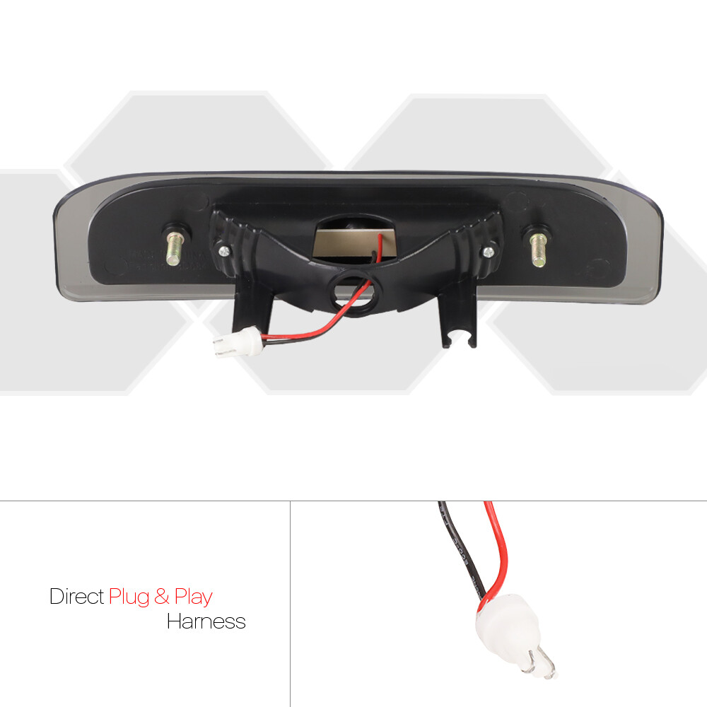 Fits 2009-2014 Nissan Cube[Chrome/Smoke]LED Rear Third 3rd Brake Light ...