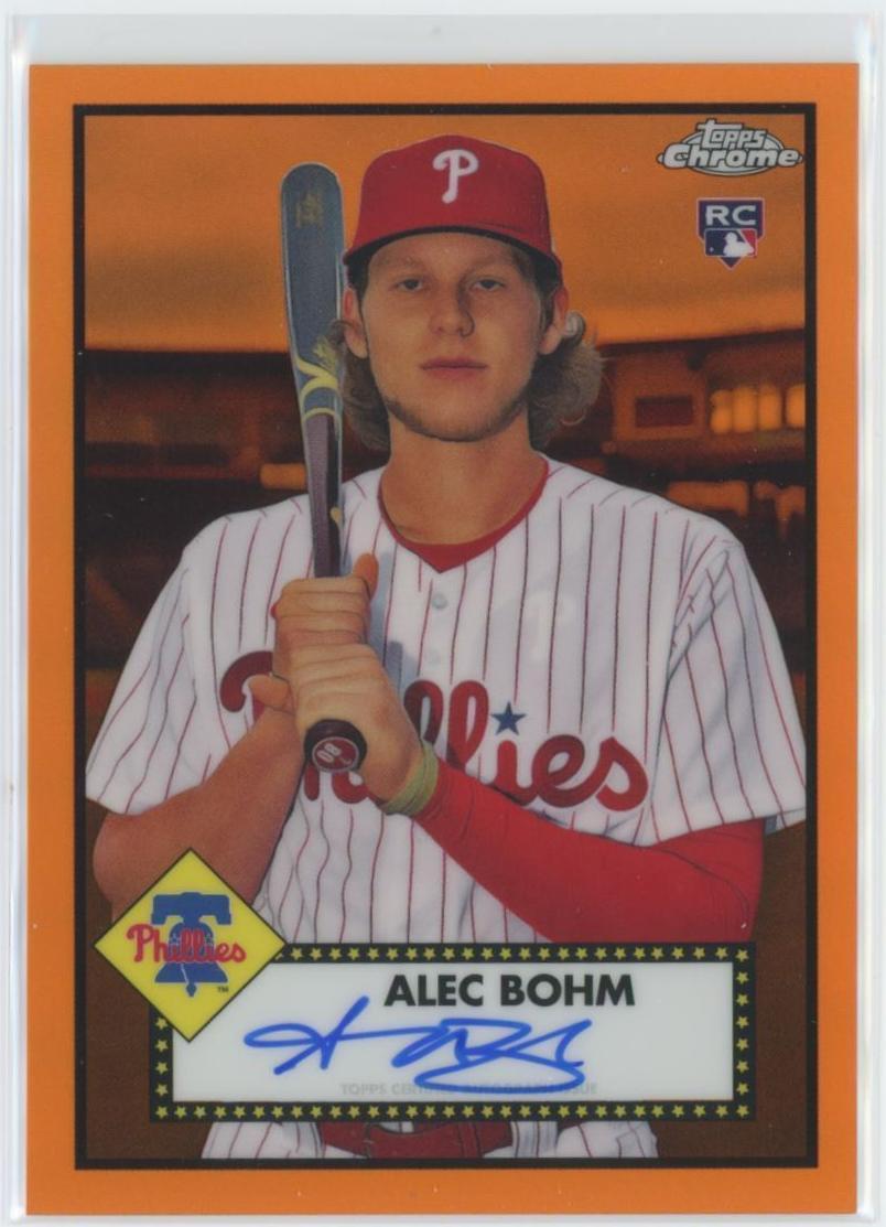 2021 Topps Chrome Platinum Anniversary - Autographs Alec Bohm #PA-ABM ...