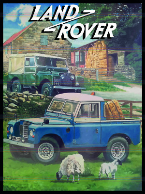 Land Rover Farm Theme Retro style metal tin sign/plaque | eBay UK