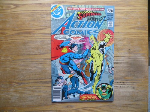 1978 VINTAGE SUPERMAN'S ACTION COMICS # 488 SIGNED JOSE GARCIA-LOPEZ ...