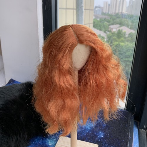 BJD Doll Hair Wig 8-9inch 22-24cm 19-21cm Carrot Red 1/3 1/4 SD DOD ...