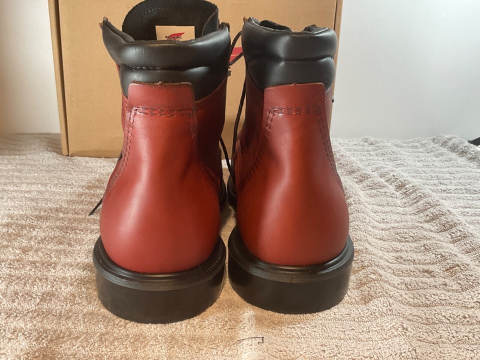 RED WING BOOTS SUPERSOLE RED MOC TOE 202 BOOT NEW IN BOX MULTIPLE SIZES ...
