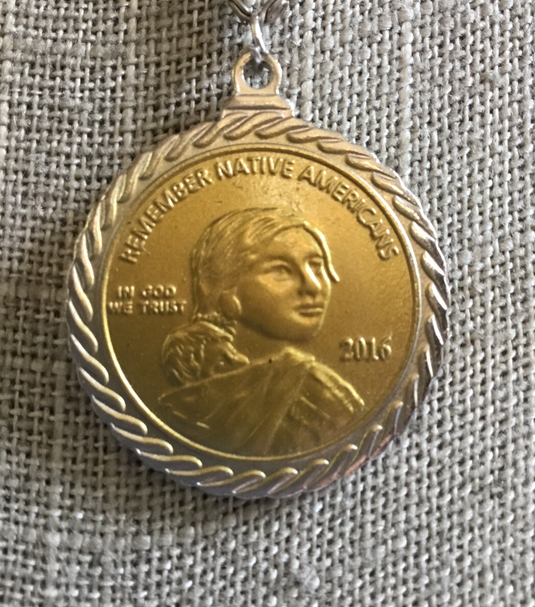 2016 Remember Native Americans Coin Pendant Necklace WW1-WW11 Code ...