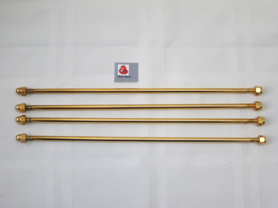 Lowrider Hydraulics gold plated Tank Rods Kit, 1 set, standard, shiny ...