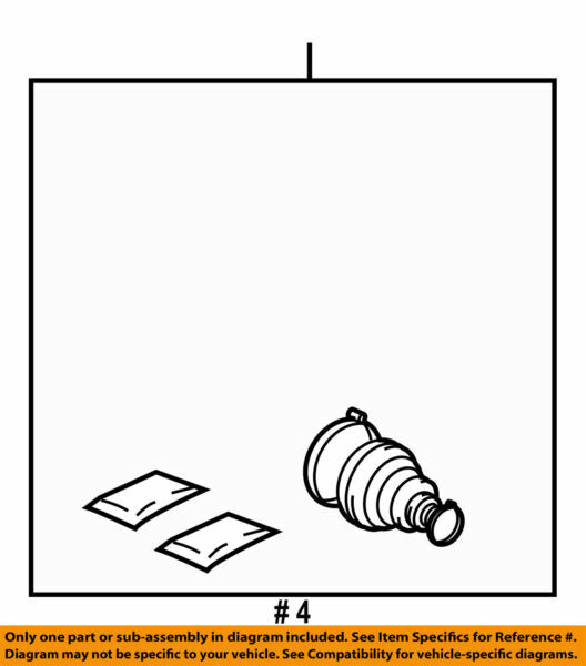 04428-04010 Toyota Boot kit, front drive shaft, in & outboard, rh ...