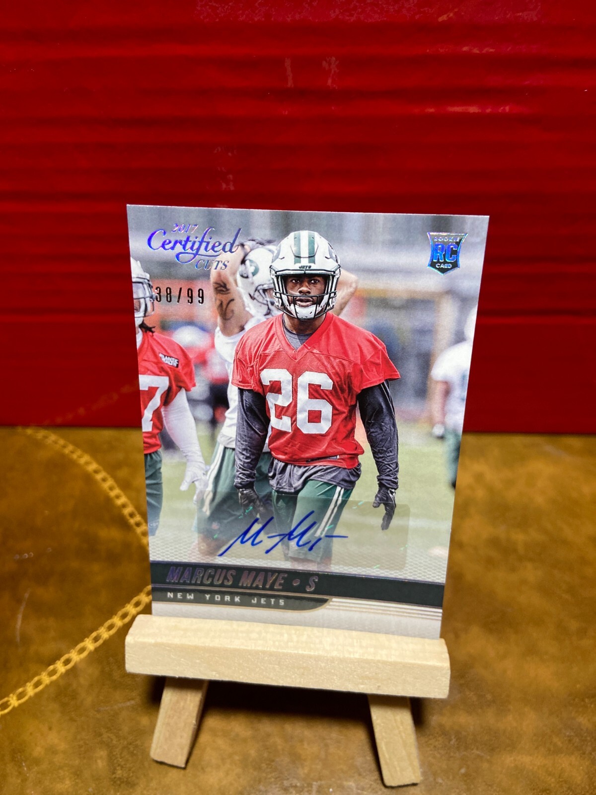 2017 Certified Cuts Rookie Scripts Silver #181 Marcus Maye Autograph ...