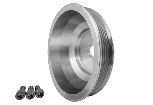 Small Block Chevy Large Diameter 6 Rib Serpentine Crankshaft Pulley 350 ...