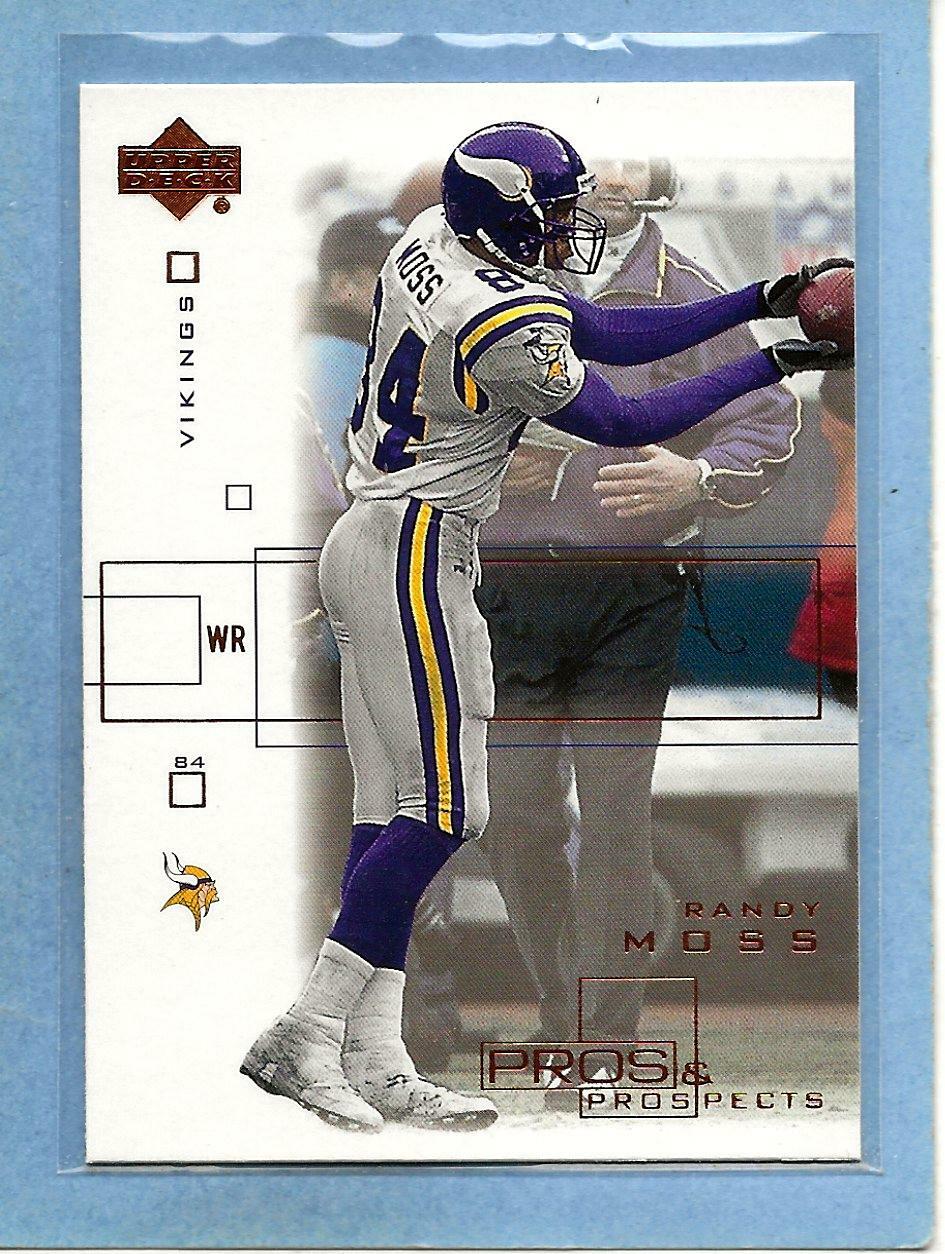 RANDY MOSS - 2001 Upper Deck Pros & Prospects - #48 - Vikings - $1.00 ...