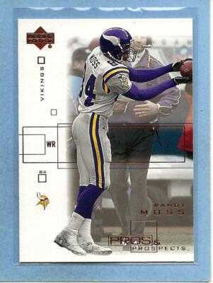 RANDY MOSS - 2001 Upper Deck Pros & Prospects - #48 - Vikings - $1.00 ...