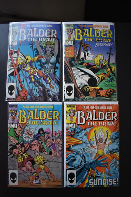 Balder the Brave #1-4 Complete Marvel Comics Set 1985 Thor Walter ...